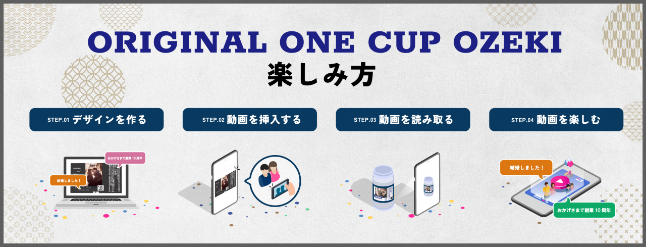 THE ONLY ONE CUP 世界に1つだけのワンカップを。